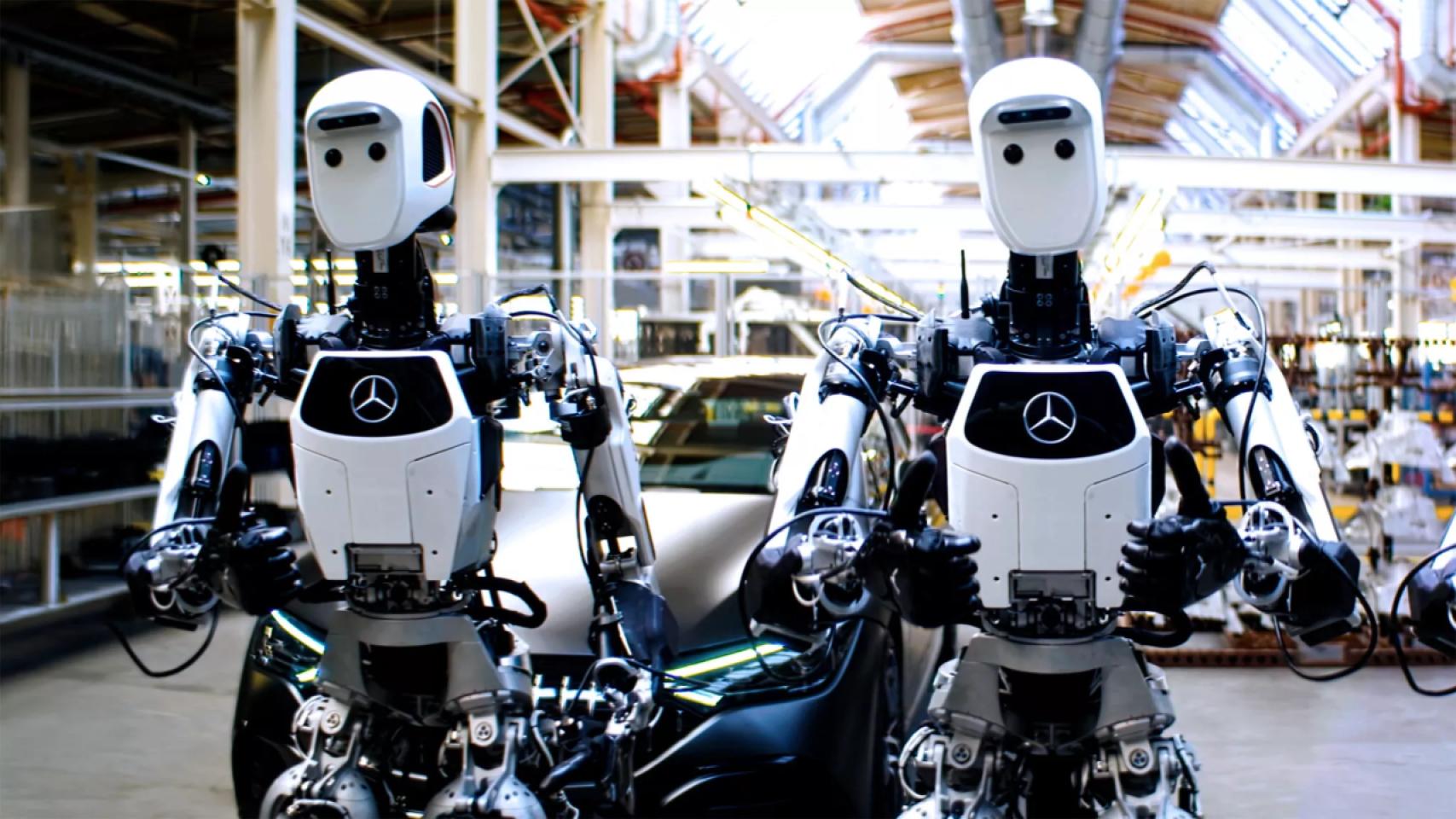 Mercedes-Benz использует человекоподобных роботов на заводе в Берлине ...